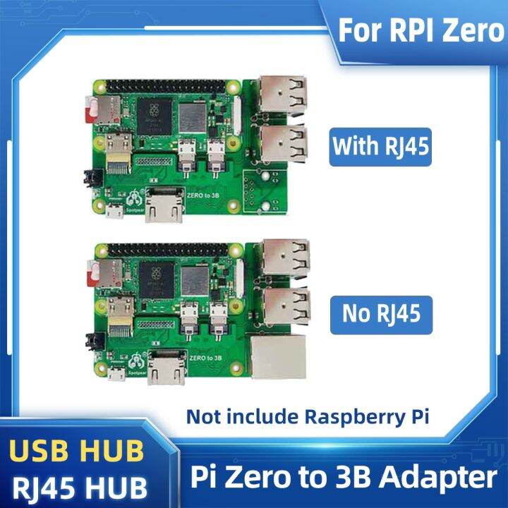Raspberry Pi Zero Raspberry Pi 4B 3B + อะแดปเตอร์ USB HDMI ช่องเสียบการ์ด TF Card Expansion ...