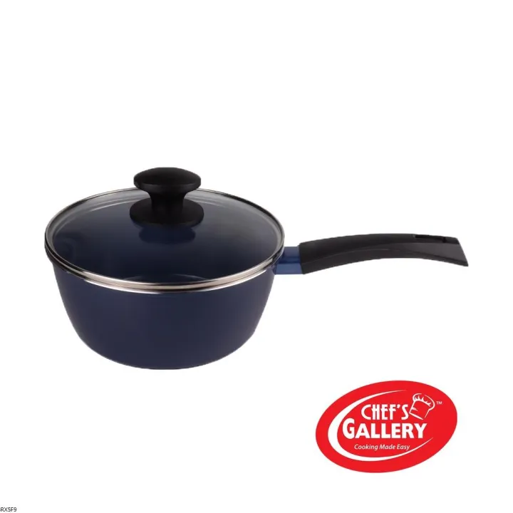 Chef's Gallery Greblon Non-Stick CK2 Coating Saucepan 18cm | Induction ...