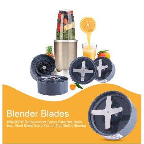 NutriBullet Blender 600/900W Replacement Cross Extractor Stainless ...