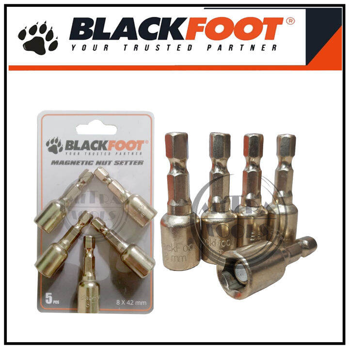 BLACKFOOT Mata Baut Roofing Pendek 8 x 42mm Magnetic Hex Socket Nut ...