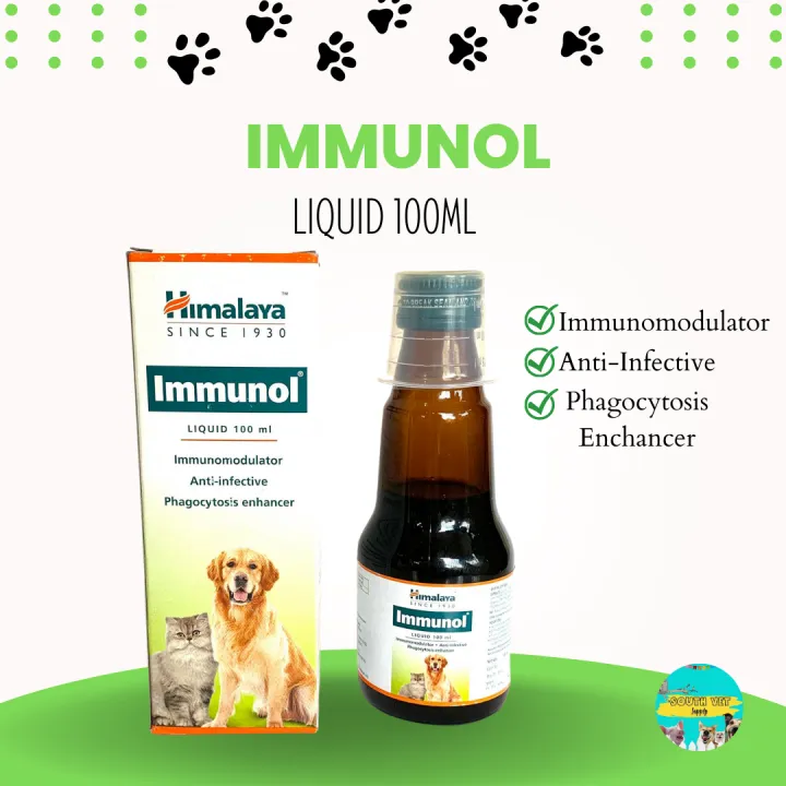 [SOUTH VET II] Himalaya Immunol For Dogs And Cats 100ML : Para sa Aso't ...