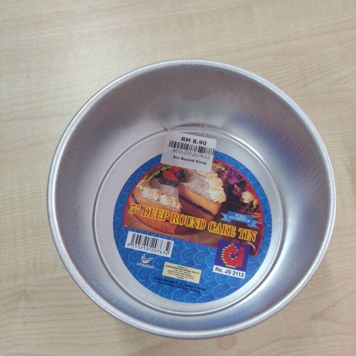 5 inch round deep cake tin | Lazada