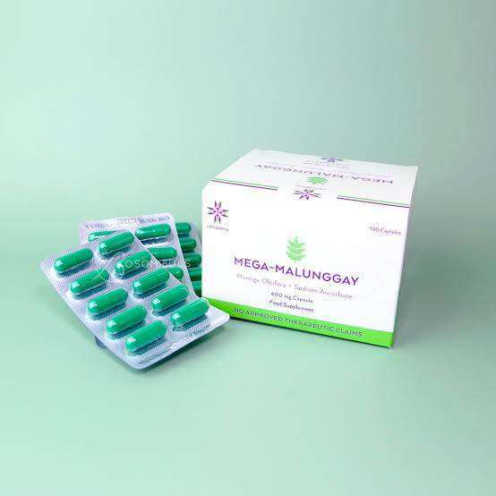 No Box VPharma Mega-Malunggay 30 Caps Moringa+Sodium Ascorbate Food ...