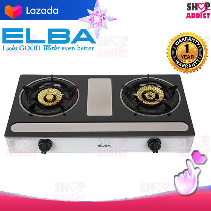 Elba Gas Stove 2 Brass Burner Ring Egs F6902 Lazada