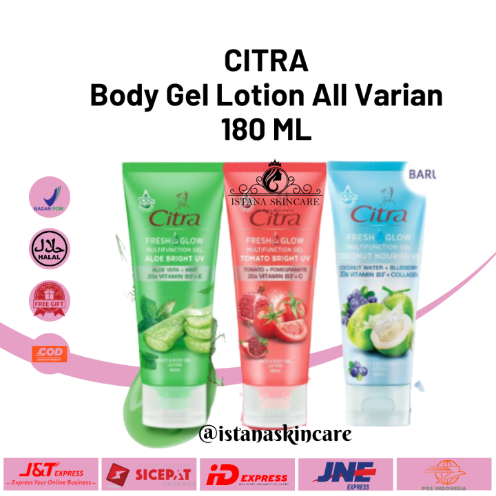 CITRA FRESH GLOW MULTIFUNCTION GEL UV 180ML - Frash ALOE Bright ...