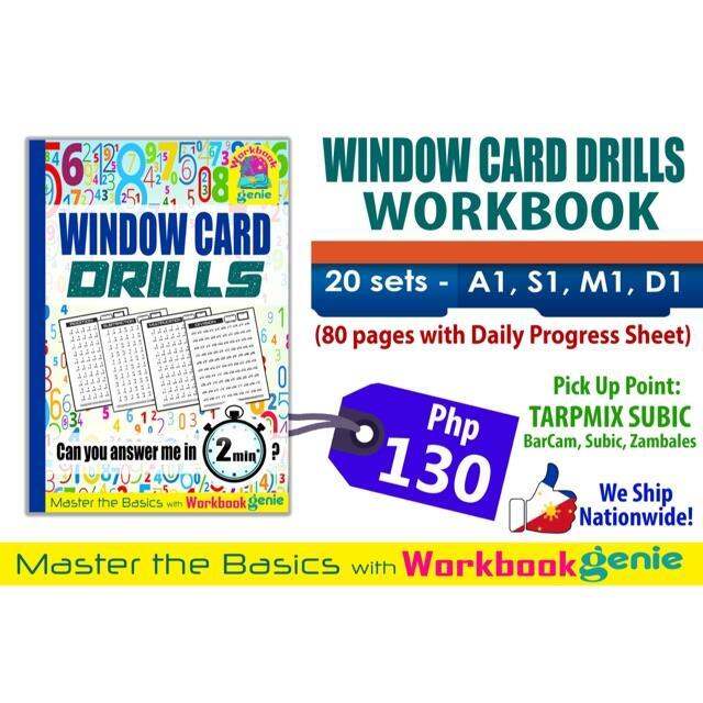 Window Card Drills - Math Workbook | Lazada PH