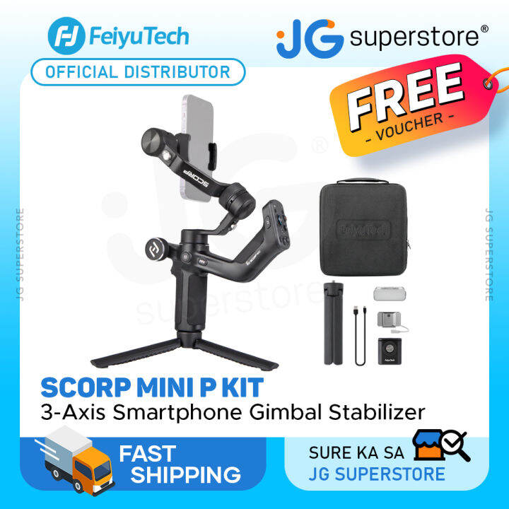 FeiyuTech SCORP Mini P Kit 3-Axis Smartphone Gimbal Stabilizer with ...