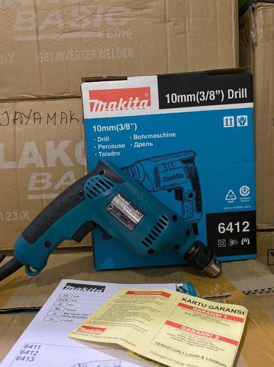 MESIN BOR MAKITA 6412 LISTRIK 10MM BOR TANGAN BESI KAYU BOLAK BALIK MESIN BOR MAKITA 10MM ...