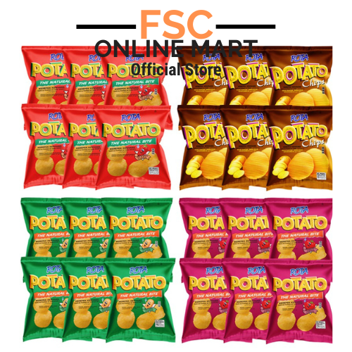 [FSC] Rota Potato Chips 15gm x 30pkt | Lazada