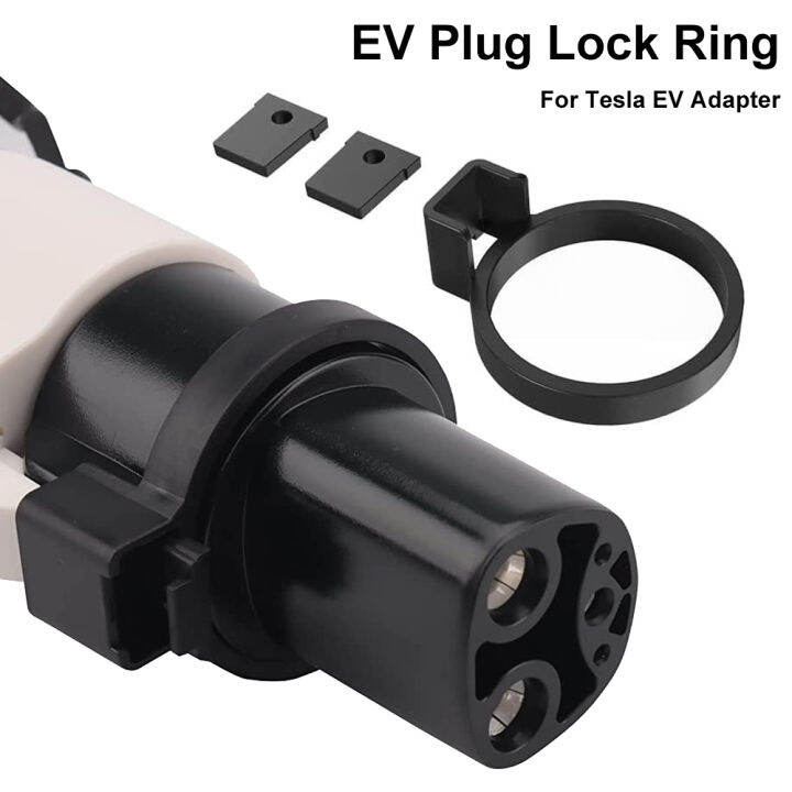 EV Plug Lock Ring For Type1 J1772 To For Tesla EV Charger Adapter Latch ...