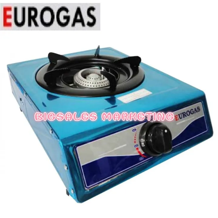 EUROGAS Auto Ignition Stainless Steel Single Kitchen Gas Stove Cooker ...