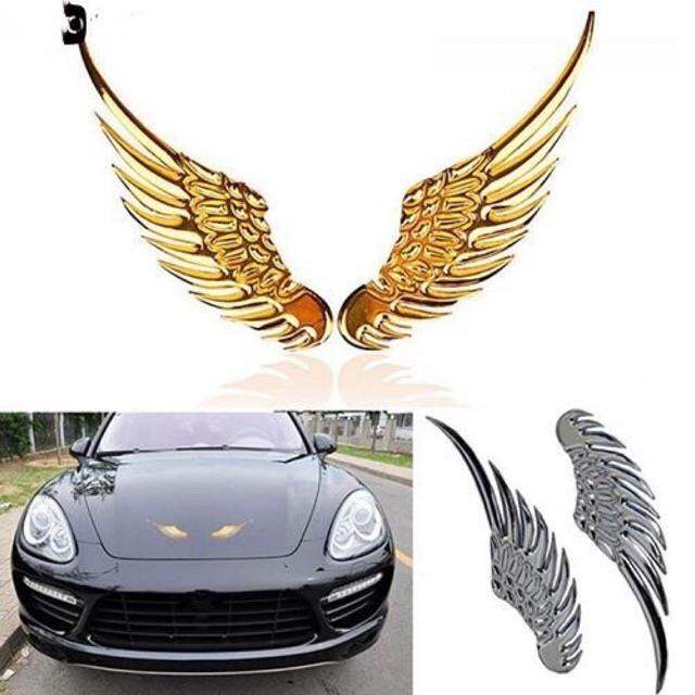 Cool 3D Car Metal Eagle Wing Emblem Badge Trunk Auto Sticker Decor p217 ...