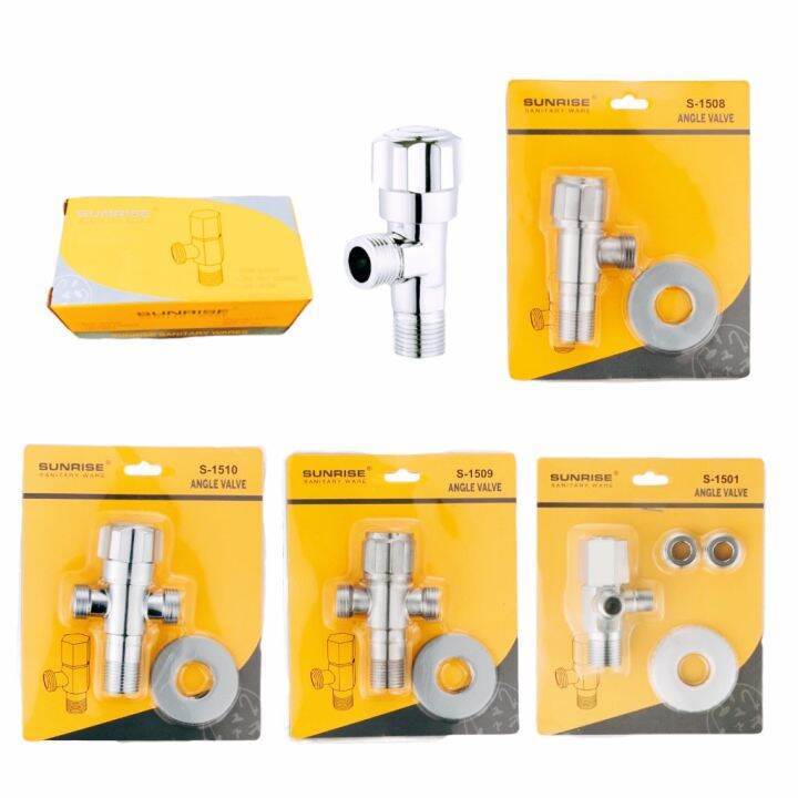 SUNRISE STAINLESS STEEL/CHROME ANGLE VALVE(1 way & 2 way Angle Valve ...
