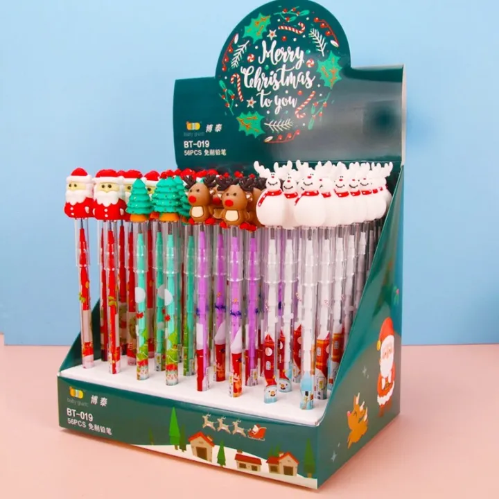 พร้อมส่ง ยกกล่อง ดินสอเปลี่ยนไส้ กล่อง56แท่ง มีให้เลือก Avangers ...