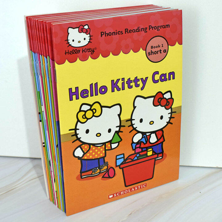 [12 Books Set] Scholastic Hello Kitty Phonics Reading Program Story ...