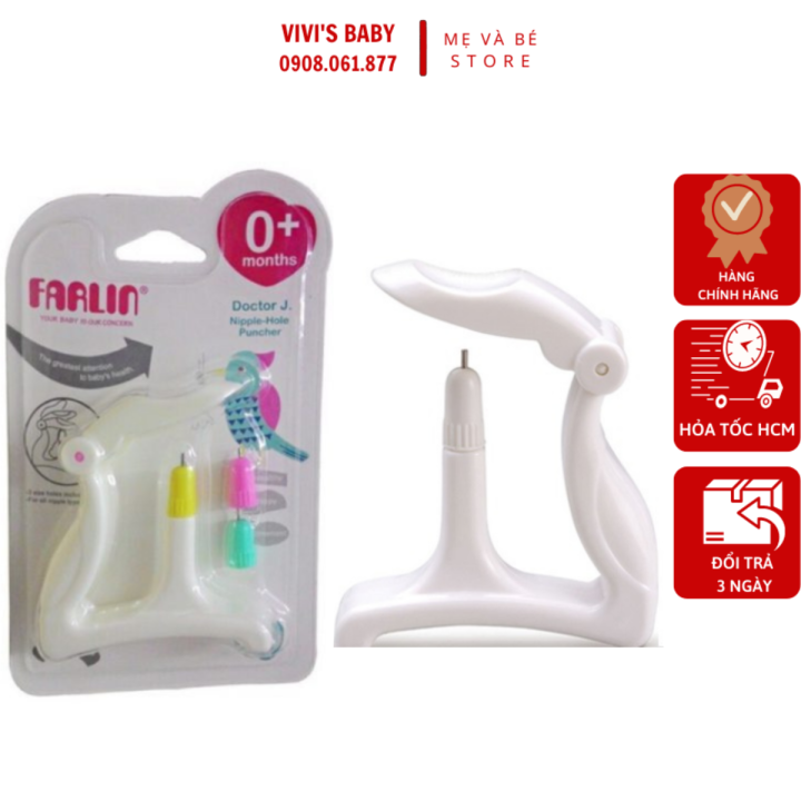 Dập Lỗ Núm Ti Đục Lỗ Núm Ty Bấm Lỗ Ti Farlin - 1 Đổi 1 Nếu Lỗi NSX | Lazada.vn