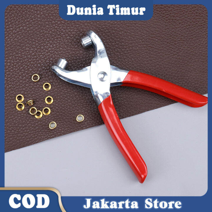 Tang Eyelet / Tang Eyelet Mata Ayam / Dengan 100pcs 4.5 mm Eyelet ...