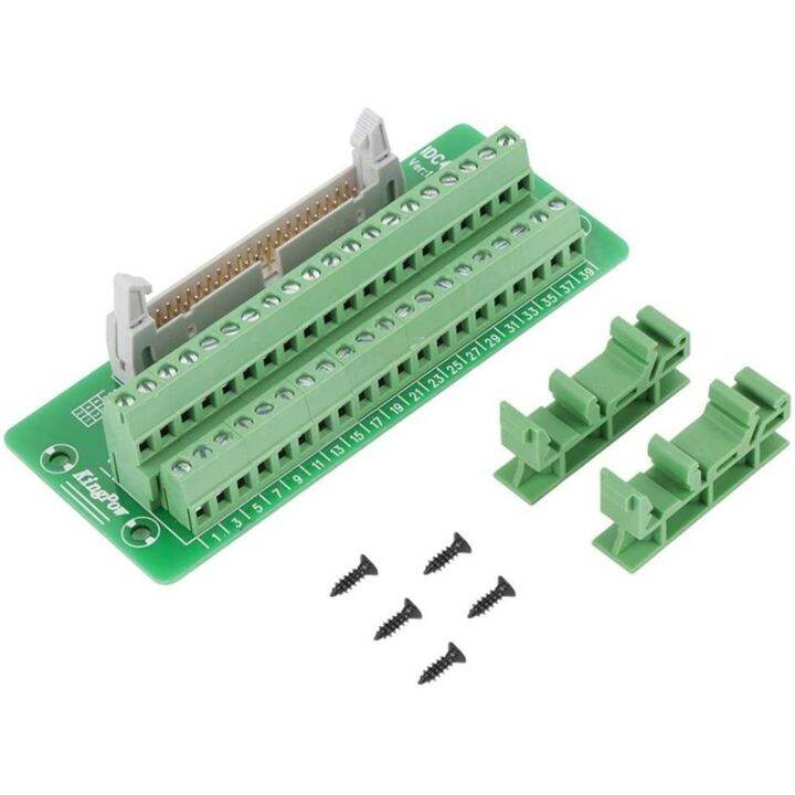 IDC40P 40Pin Connector Strip Breakout Board Terminal Block Plug PLC ...