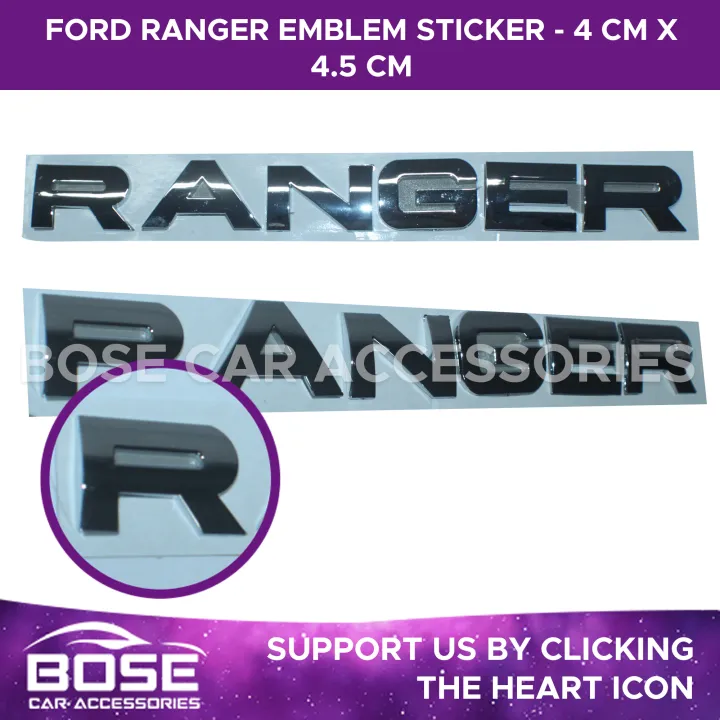Car Hood Emblem Sticker for Ford Ranger 2012 - 2021 / Ford Ecosport ...