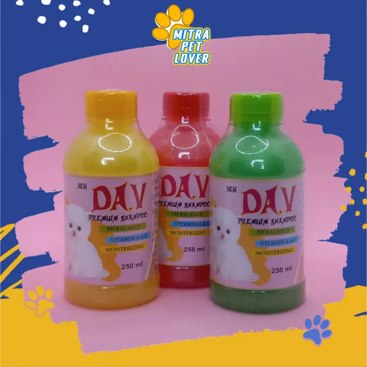 SHAMPO KUCING - DAV CAT SHAMPOO 250 ML ORIGINAL - DENGAN PH BALANCE DAN ...