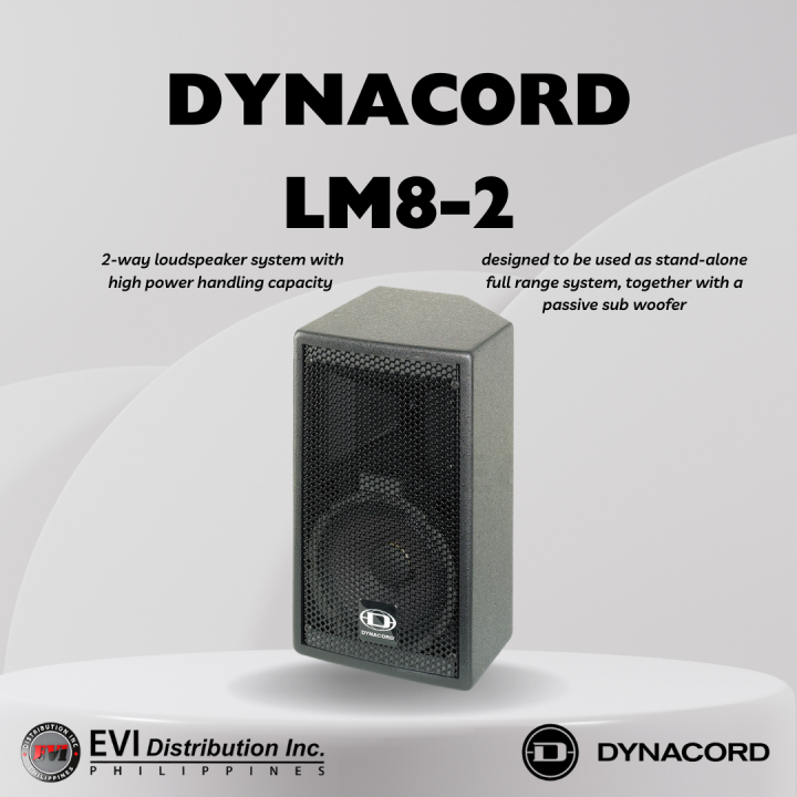 Dynacord LM8-2 2-WAY LOUDSPEAKER SYSTEM | Lazada PH