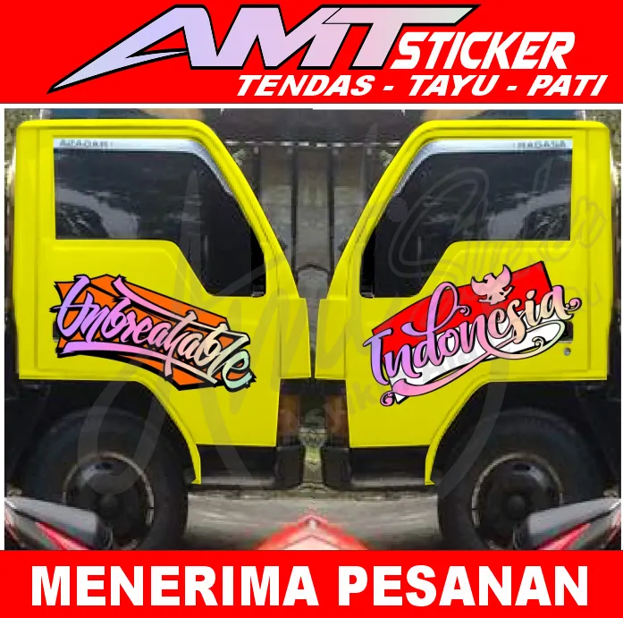 Sticker Decal Truk Stiker Hologram Pintu Samping Truk Ragasa Stiker ...