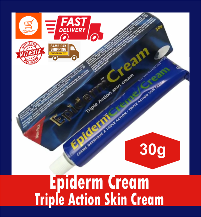 Epiderm Cream Triple Action Skin Cream 30g | 💯% Authentic | 🔥In Stock🔥 ...