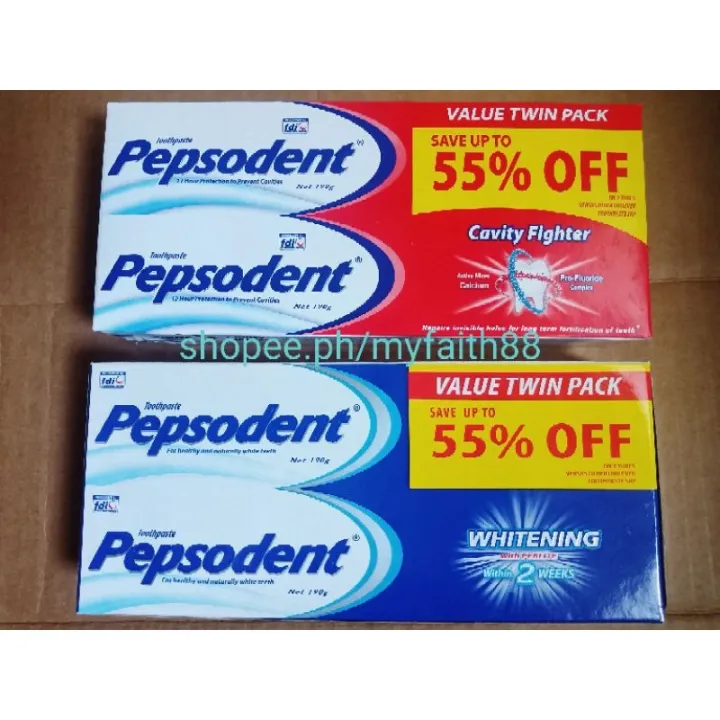 Pepsodent Toothpaste Value Twin Pack 2x 190g | Lazada PH