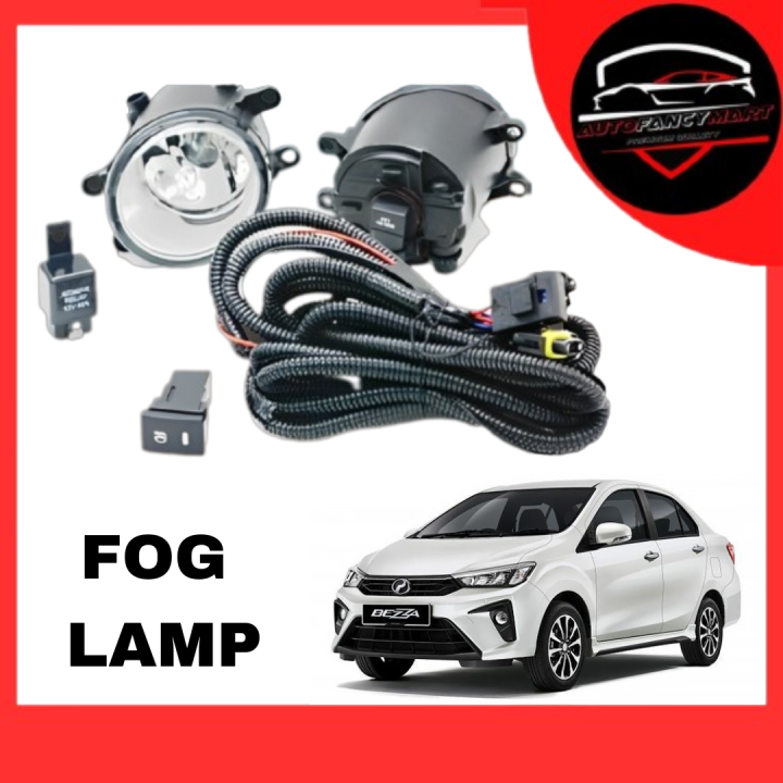 PERODUA BEZZA FOG LAMP FOG LIGHT FULL SET | Lazada
