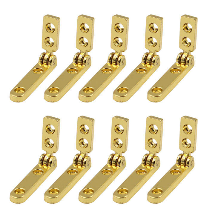 10 Pcs Small Zinc Alloy Chic Zinc Alloy Hinges 90 Degree Wooden Jewelry ...