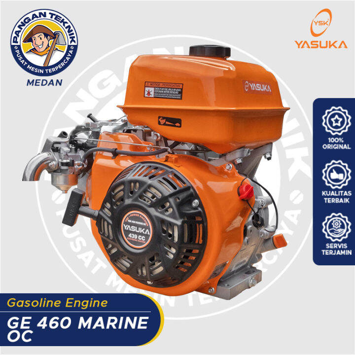 MESIN PENGGERAK BENSIN YASUKA ORANGE | GX 460 OC MARINE | MESIN KETINTING | Lazada Indonesia