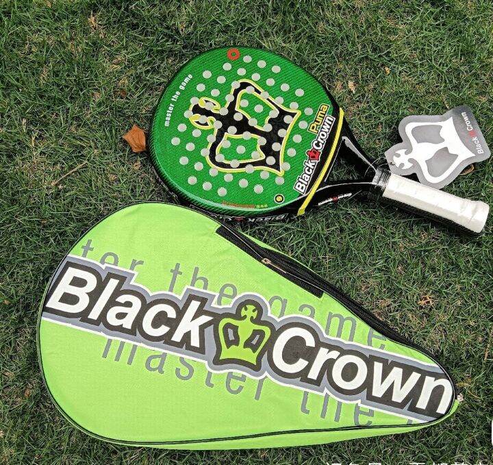 Padel Tennis Racket 3K Carbon Fiber Rough Surface High Balance With EVA ...