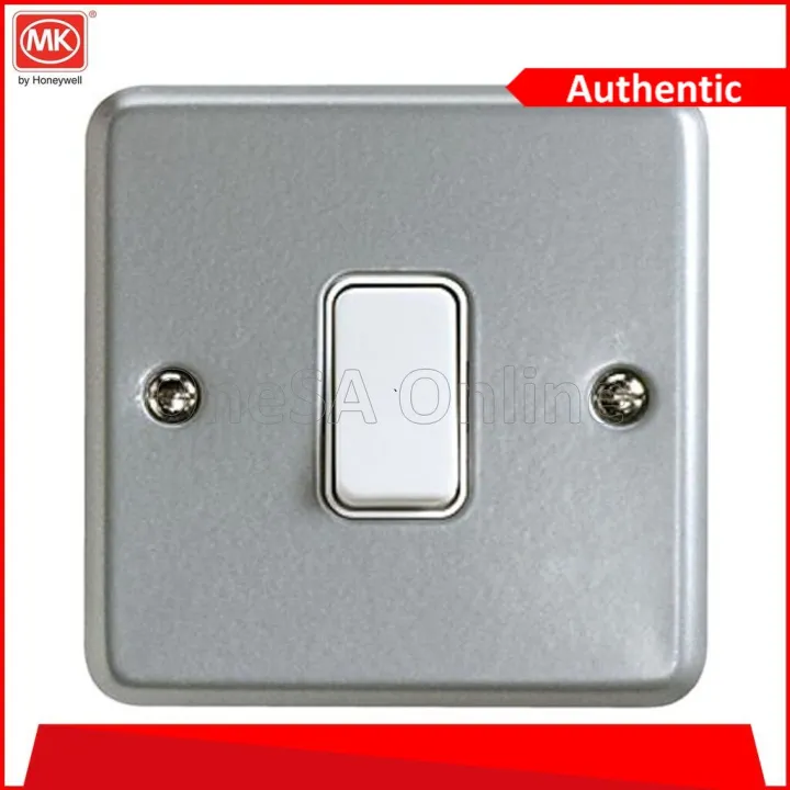 MK METAL 1 GANG 1 WAY HEAVY DUTY SWITCH, 13A, (G4471-W1-ALM) | Lazada