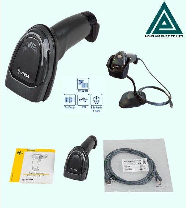 [CHÍNH HÃNG] Máy quét mã vạch Barcode - Zebra DS8108 (đọc nhanh mã 1D ...
