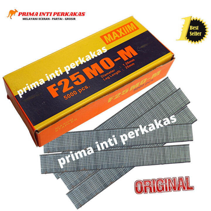 Paku Tembak / Isi Stapler / Air Nailer Maxiim F25 Model Lurus 25mm ...