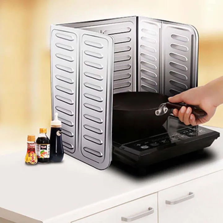 KNK888 Kitchen Cooking Oil Splash Guard Gas Stove Scald Proof Cover ...