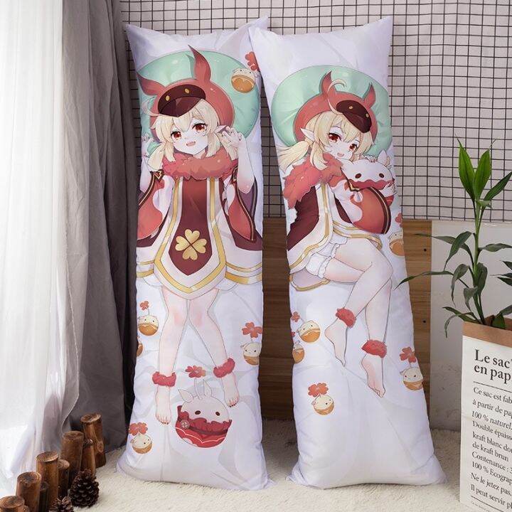 Genshin Impact Dakimakura Pillowcase Klee Hu Tao Venti Sayu Cosplay Hug ...