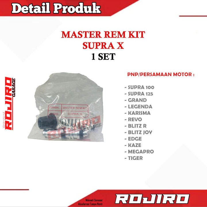 Seal Master Rem Kit Supra X Fit Karisma Revo Tiger Megapro Kaze Blitz ...