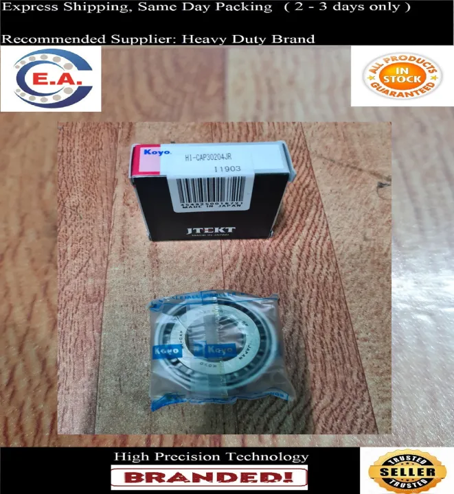 30204 Original Koyo Japan Tapered Bearing 20x47x15.25 30204JR | Lazada PH