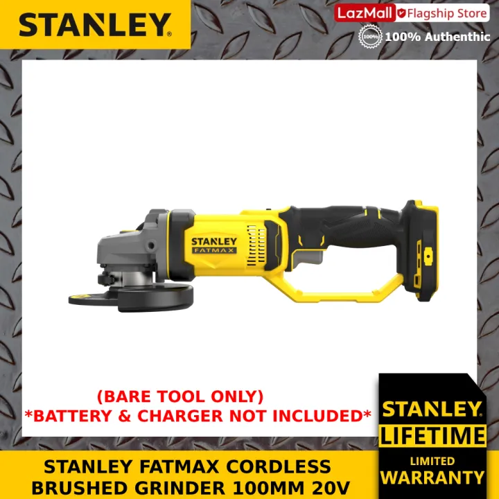 STANLEY® FATMAX SCG400 20V BRUSHED CORDLESS GRINDER 100MM 2.0Ah ...