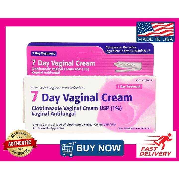 Taro 7 Day Treatment for Vaginal Yeast Infection 7 Day Treatment Cream ...