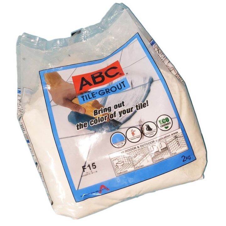 Abc Tile Grout White F15 2kilos per pack | Lazada PH