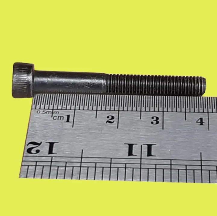 10pcs BAUT L BAJA M5 X 40 PANJANG 4CM / BAUT M5 / BAUT 8 KUNCI L4 / L 4 ...