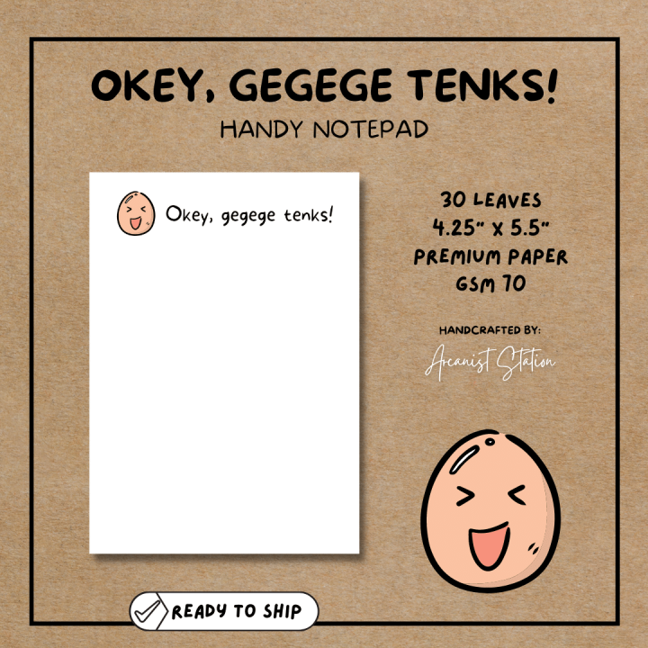 Okey Gegege Tenks Witty Tagalog Handy Notepad Lazada PH okey-gegege-tenks-witty-tagalog-handy-notepad-lazada-ph