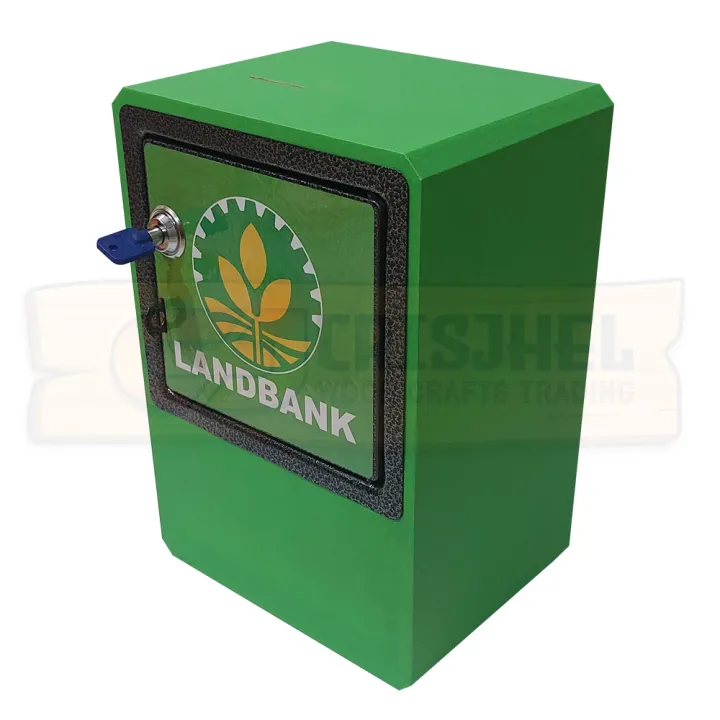 BIG-LANDBANK LOGO DESIGN alkansya vault multi purpose safety box CASH ...