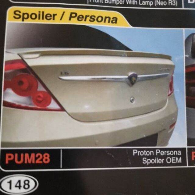 Proton persona elegance mugen r3 trd glass spoiler various type spoiler ...