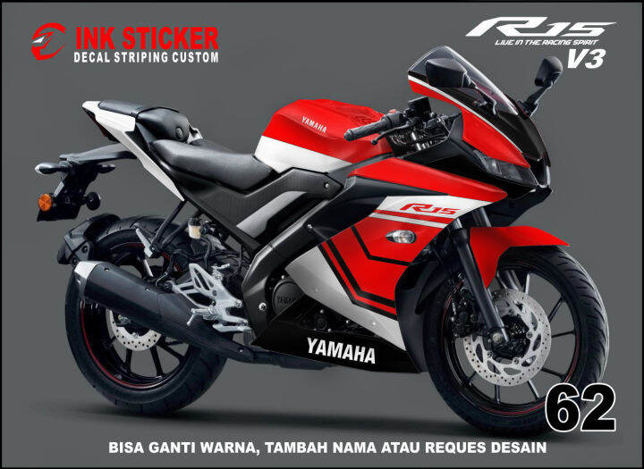 Sticker Decal R15 V3 Desain 62 Fullbody | Lazada Indonesia