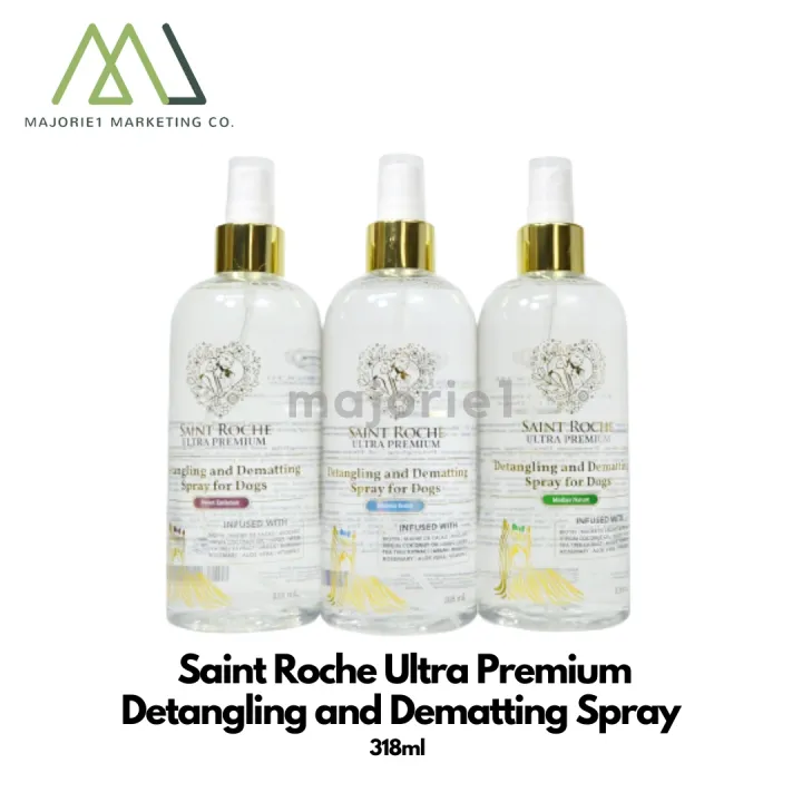 Saint Roche Ultra Premium Detangling and Dematting Spray for Dogs 318ml ...