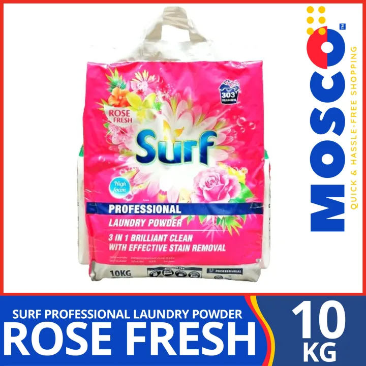 SURF Pro Rose Fresh Powder Laundry Detergent 10kg | Lazada PH