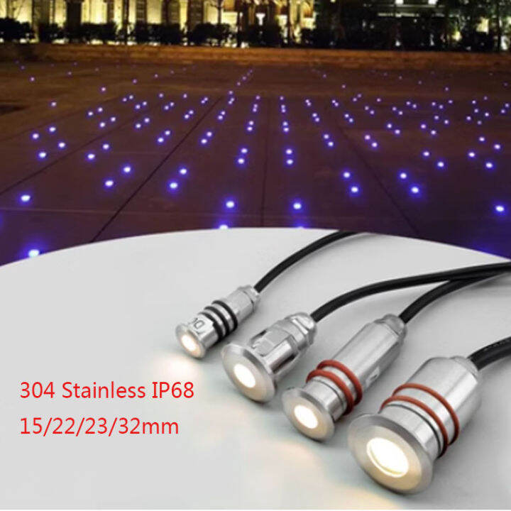 DC12V/24V Waterproof IP68 Recessed LEDs Deck Lights Outdoor In-ground ...